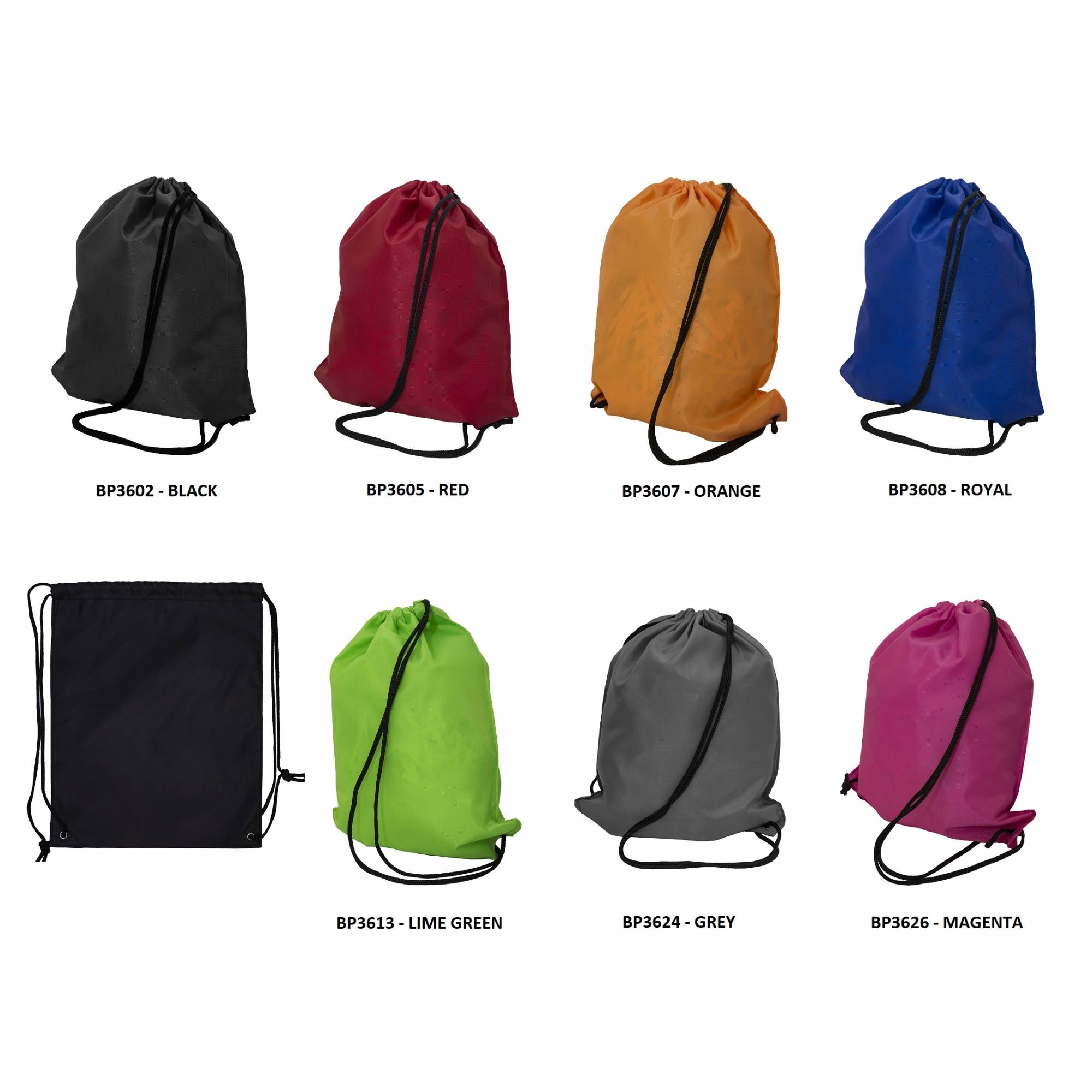 Nylon Drawstring Sling Bag